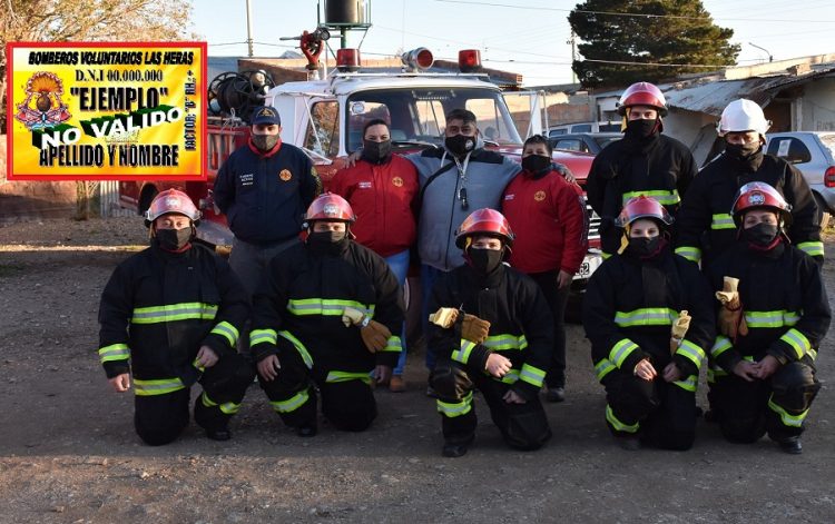 Atención. Credencial identificatoria de Bomberos voluntarios ...